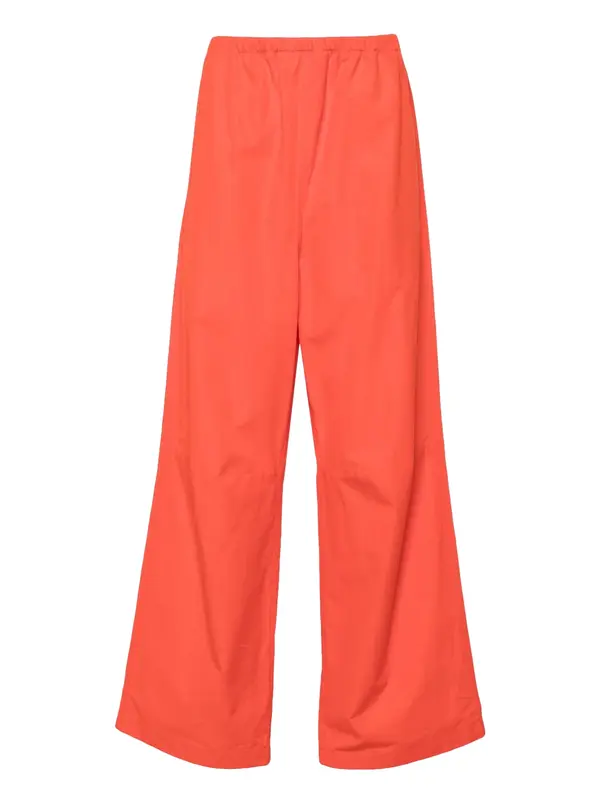 Gucci Logo-patch Trousers - Red