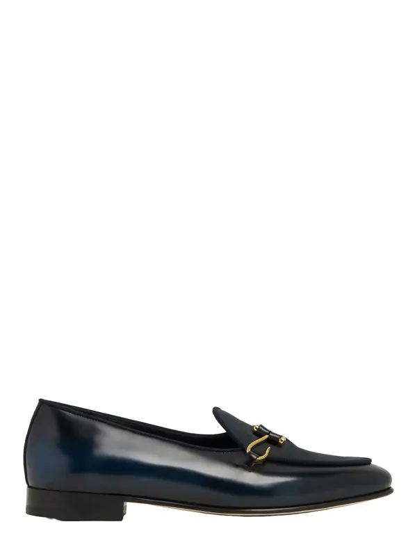 EDHEN MILANO Comporta Leather Loafers - Blue