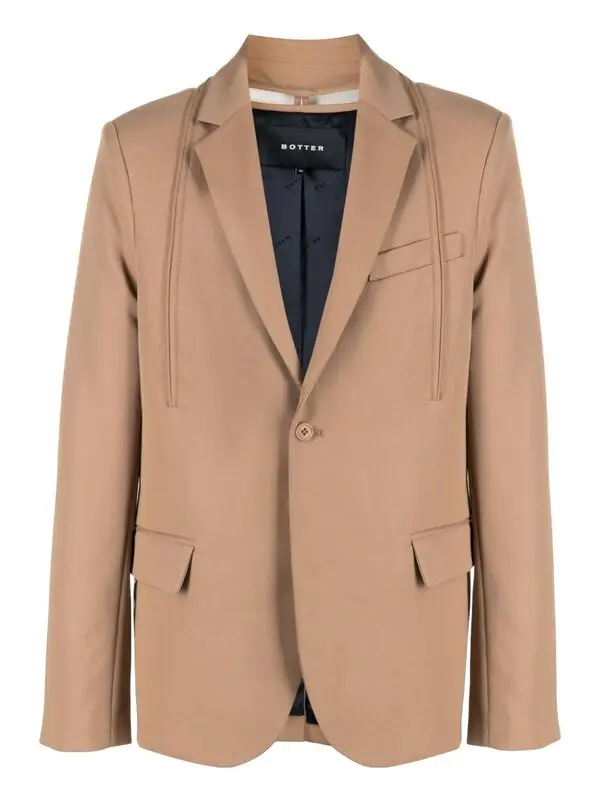 BOTTER Single-breasted Blazer - Brown