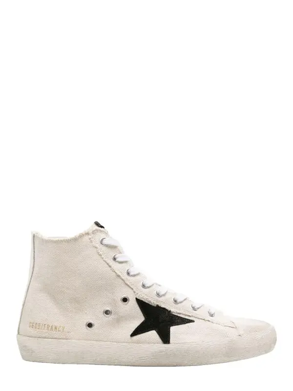 GOLDEN GOOSE Francy High-top Sneakers - Neutrals