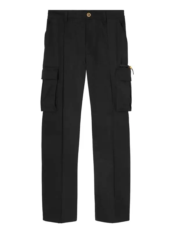 Versace Drop-crotch Trousers - Black
