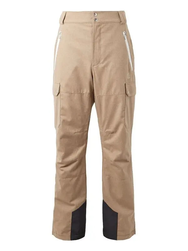 Brunello Cucinelli Straight-leg Wool Ski Pants - Brown