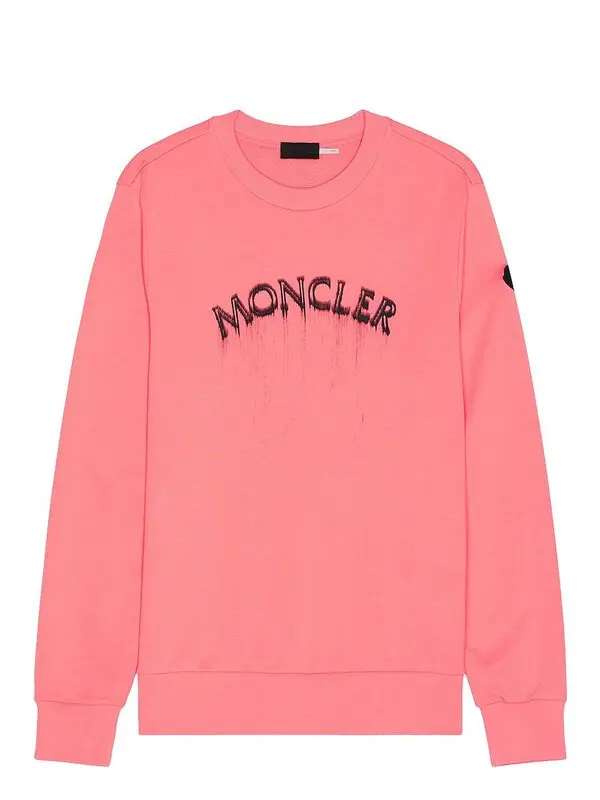 Moncler Logo Sweater - Desert Rose