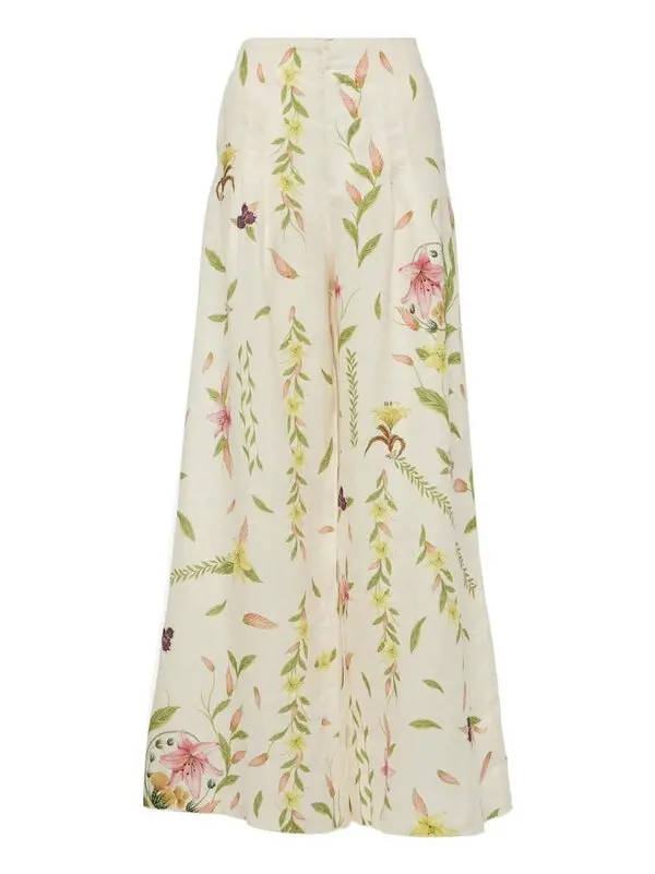 Agua Bendita Piñon Marina Wide-leg Pants - Multicoloured