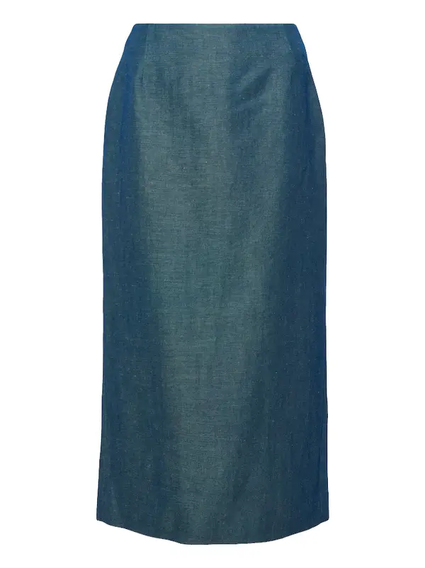 Gabriela Hearst Manuela Maxi Skirt - Blue