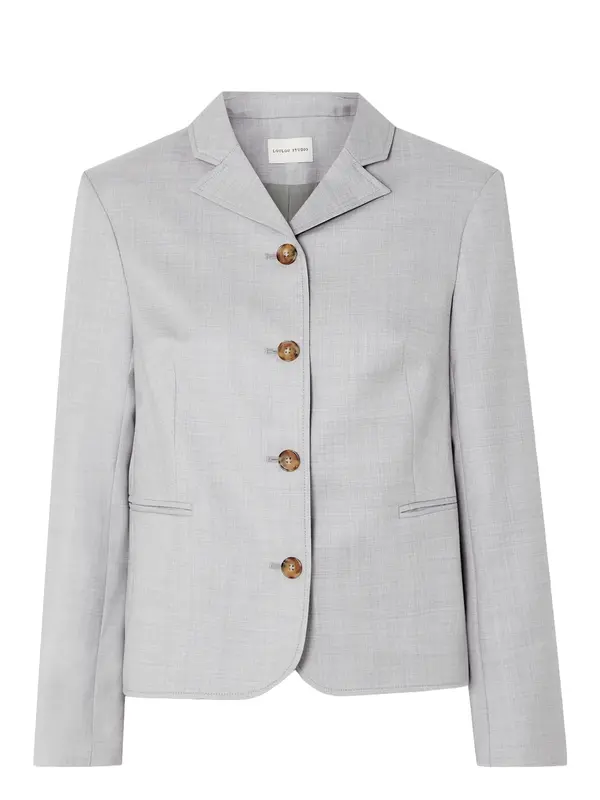 Loulou De Saison Marnie Wool Blazer - Gray