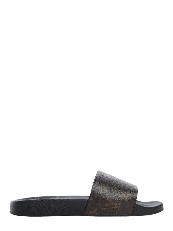 LOUIS VUITTON Waterfront Mule Monogram Macassar - Brown