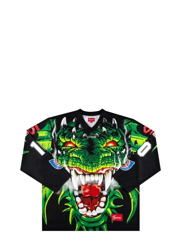 Supreme Dragon Hockey Jersey - Black