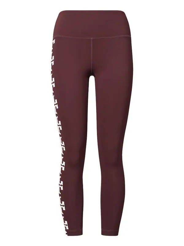 Tory Burch Compression Logo 7/8 Legging - Merlot