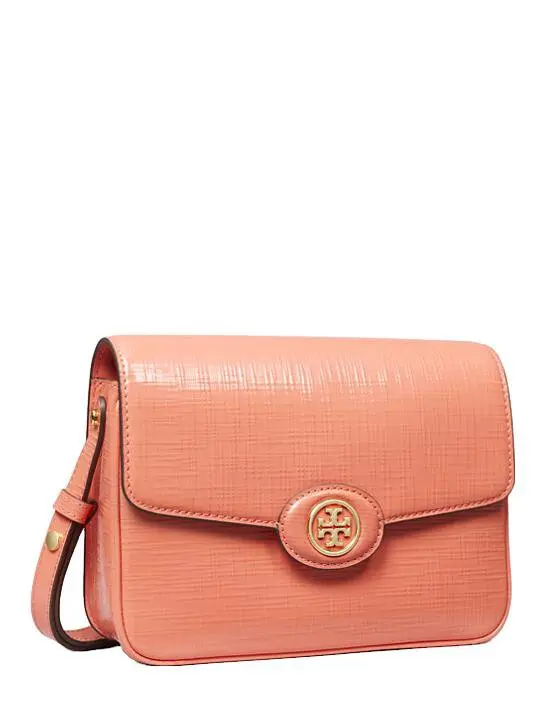 Tory Burch Robinson Convertible Shoulder Bag - Coral Crush