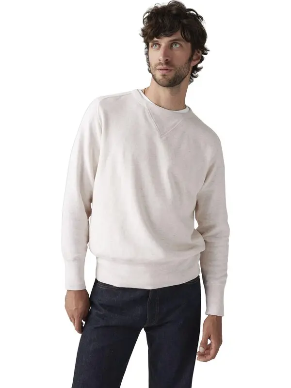 LEVI'S Bay Meadows Crew Sweatshirt - Oatmeal Mele