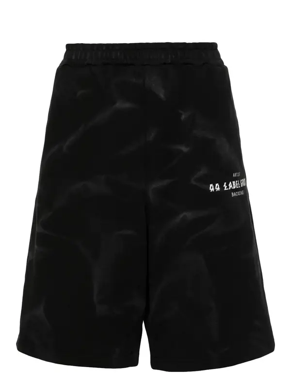 44 LABEL GROUP Logo-print Shorts - Black