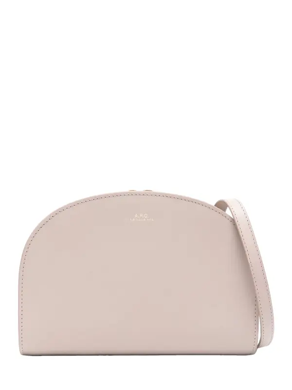 A.p.c. Demi Lune Cross Body Bag - Grey