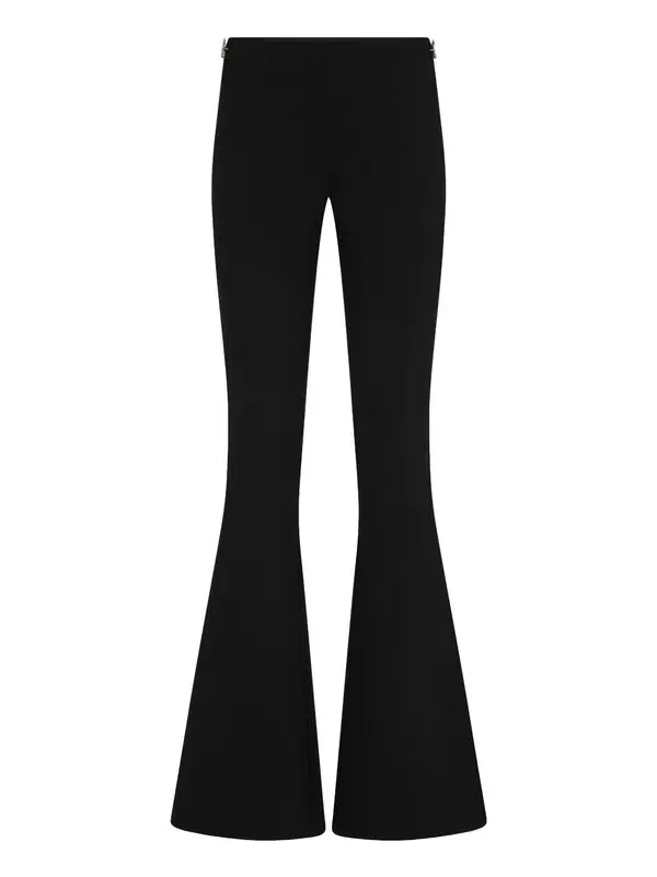 Dsquared2 Logo-plaque Flared Trousers - Black