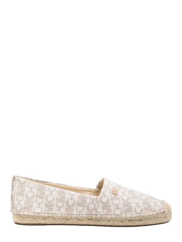 Michael Kors Kendrick Empire Monogram Espadrilles - White