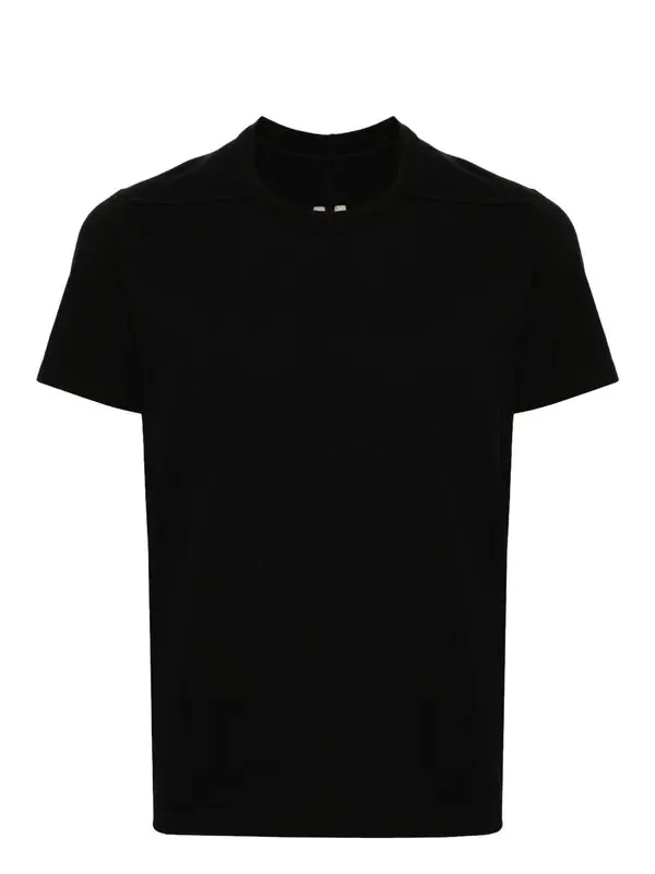 Rick Owens Short Level Cotton T-shirt - Black