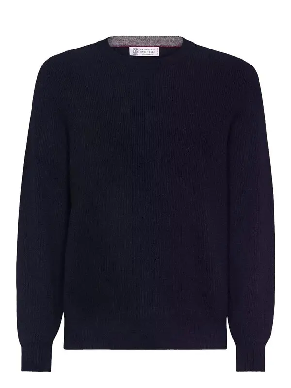 Brunello Cucinelli Crew-neck Jumper - Blue