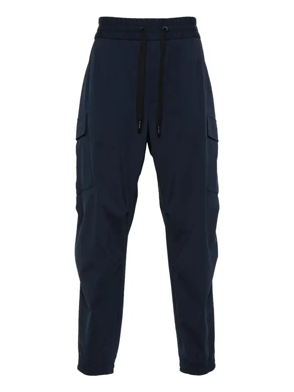 Dolce & Gabbana Logo-plaque Cargo Pants - Blue