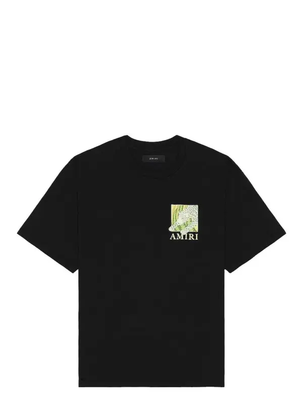 Amiri Graphic-print Cotton T-shirt - Black