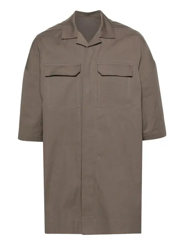 Rick Owens Magnum Tommy Cotton Shirt - Grey