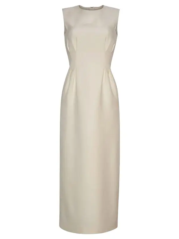 Adam Lippes Ophelia Sheath Dress - Neutrals