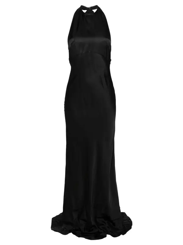 N°21 Open-back Maxi Dress - Black