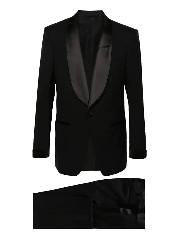 TOM FORD Single-breasted Dinner Suit - Black
