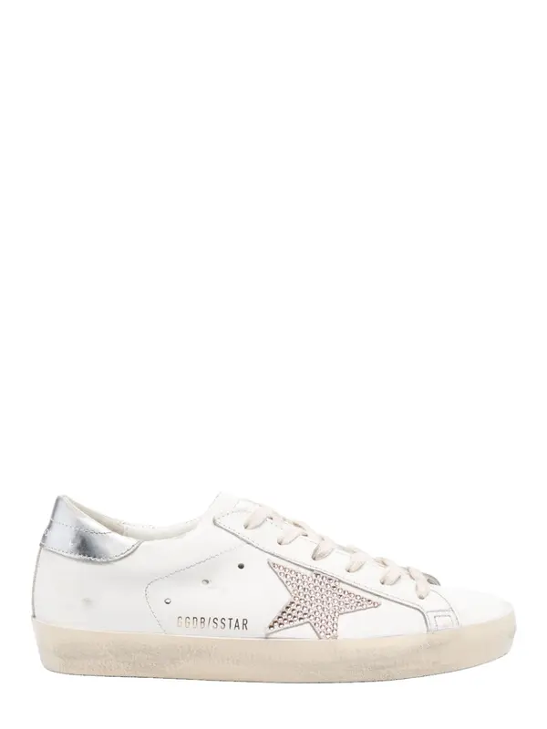 GOLDEN GOOSE Super-star Leather Sneakers - White
