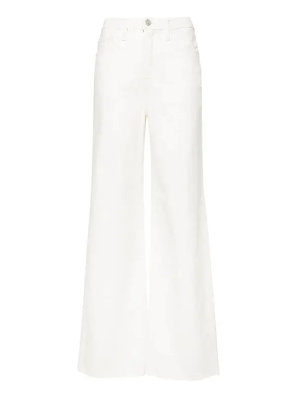 FRAME Le Jane Wide-leg Trousers - Neutrals