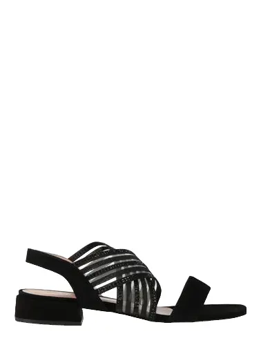 POLLINI Ankle Strap Sandals - Black