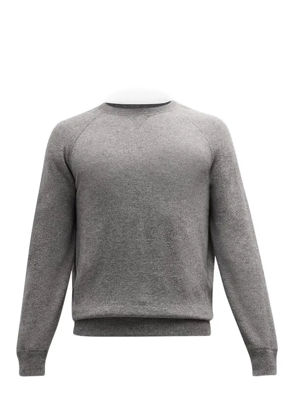 Brunello Cucinelli Cashmere Crewneck Pullover - Dark Grey