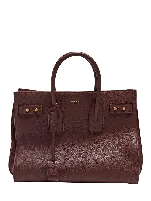 Saint Laurent Sac De Jour Top-handle Bag - Hot Wine