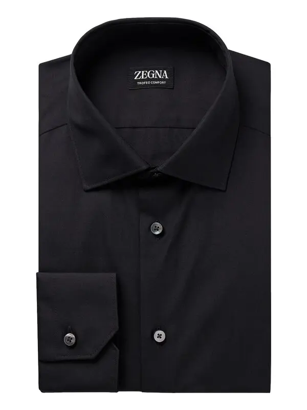Zegna Trofeo™ Comfort Shirt - Black