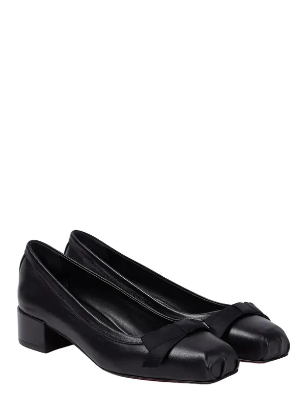 CHRISTIAN LOUBOUTIN Mamaflirt 30 Leather Pumps - Black