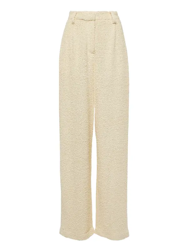 Magda Butrym High-rise Wide-leg Pants - White
