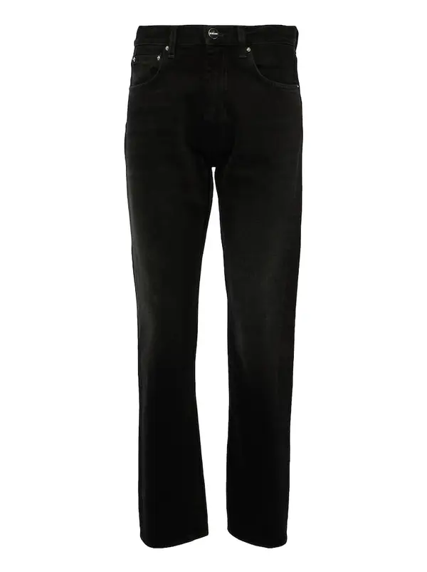 TOTEME Mid-rise Cropped Jeans - Black