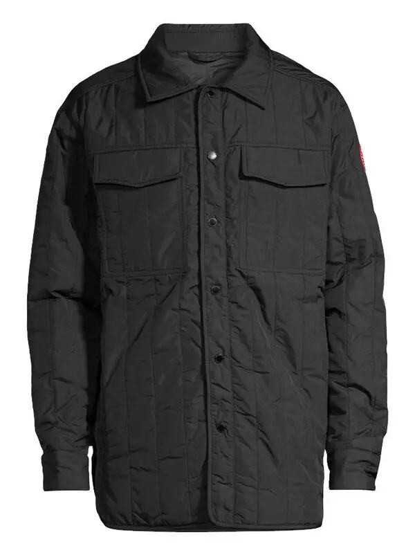 Canada Goose Carlyle Quilted Shirt Jacket - Black