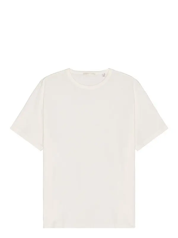 Our Legacy New Box T-shirt In White - White Clean Jersey