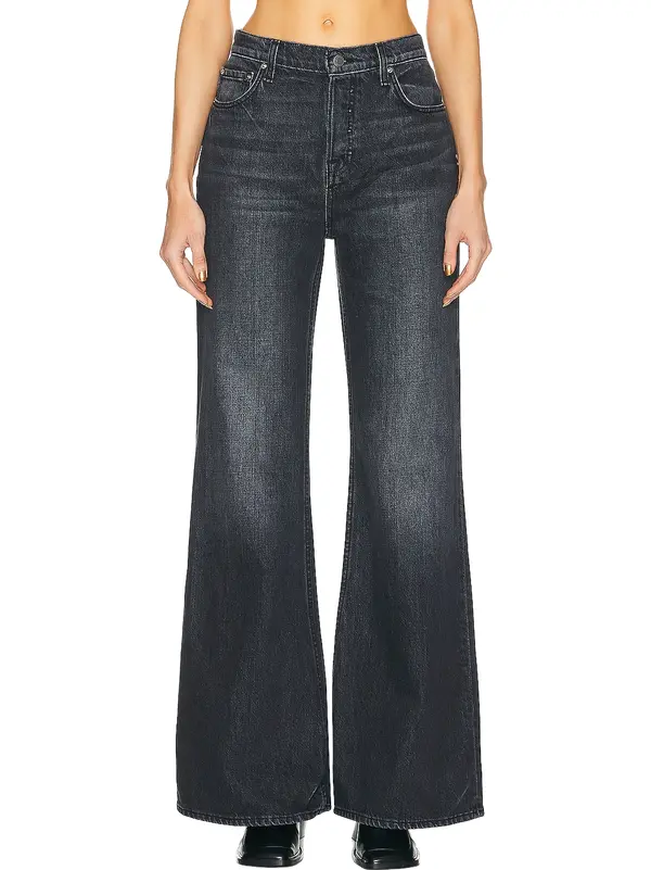 GRLFRND Jade Low Rise Flare Jeans - Berlin