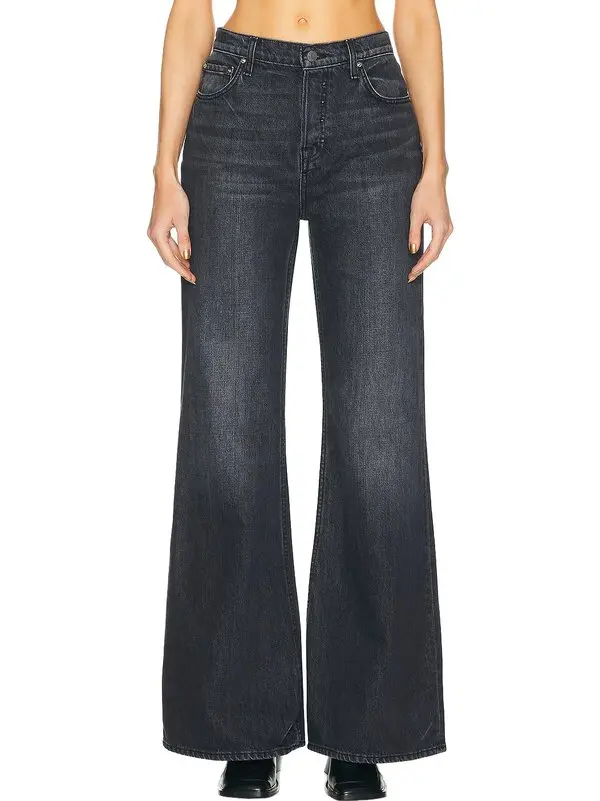 GRLFRND Jade Low Rise Flare Jeans - Berlin