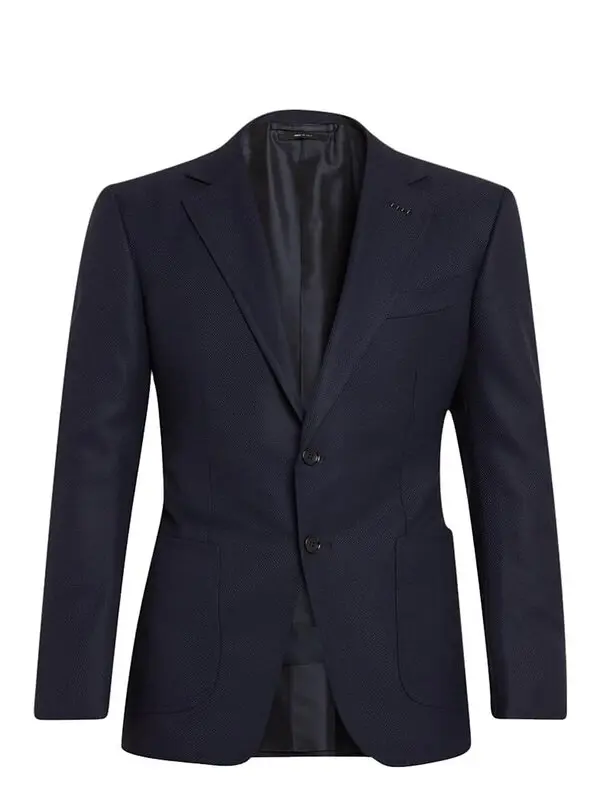 TOM FORD O'connor Patch Pocket Sport Jacket - Dark Navy