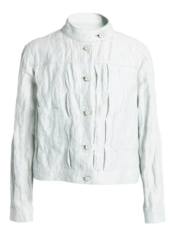 Giorgio Armani Cotton Linen Jacket - Mint