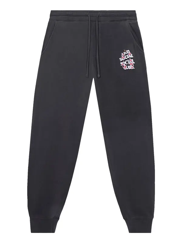 ANTI SOCIAL SOCIAL CLUB 3.0 Washed Sweat Pants - Black