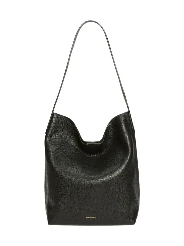 MANSUR GAVRIEL Everyday Cabas Leather Hobo Bag - Black