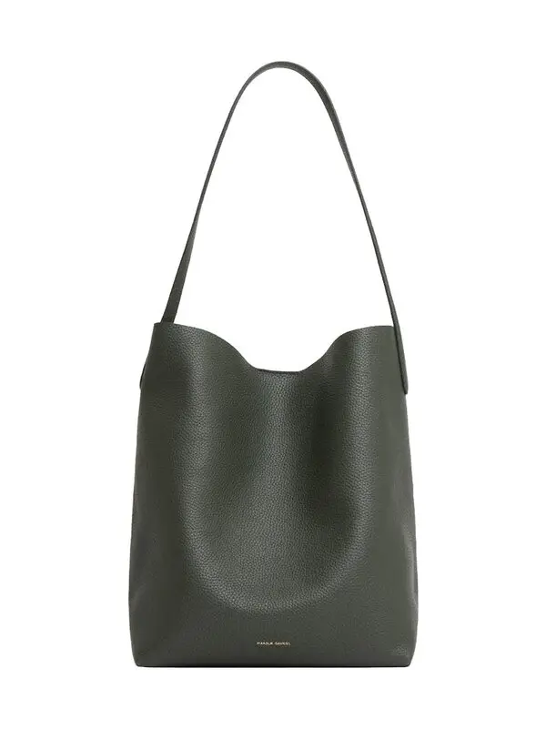 MANSUR GAVRIEL Everyday Cabas Leather Hobo Bag - Seaweed