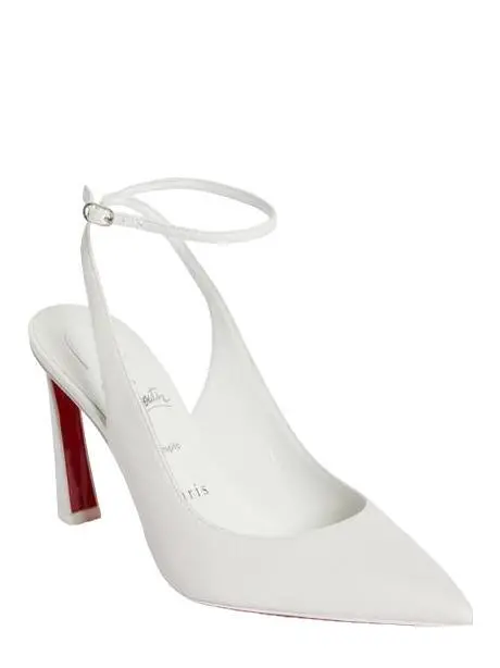 CHRISTIAN LOUBOUTIN Condora Slingback Pumps - White
