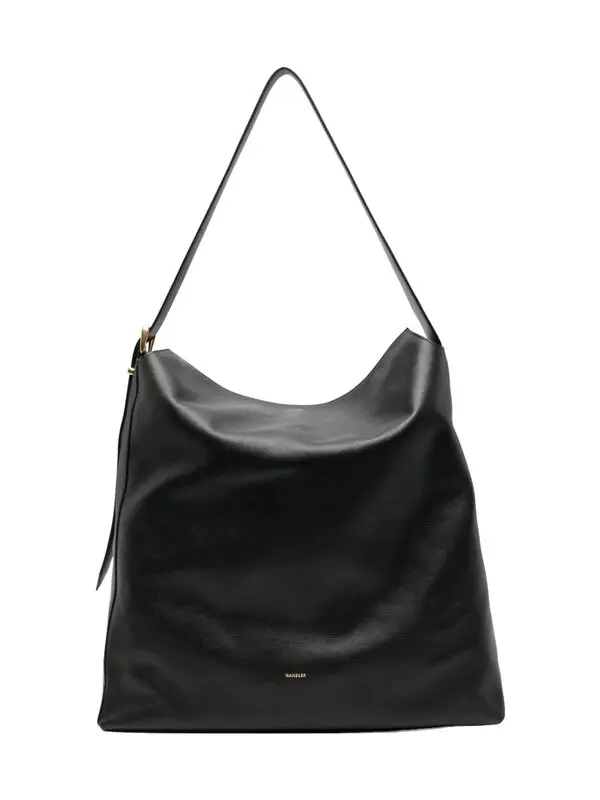 WANDLER Marli Leather Tote Bag - Black