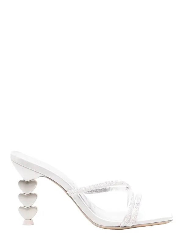 SOPHIA WEBSTER 85mm Aphrodite Sandals - White