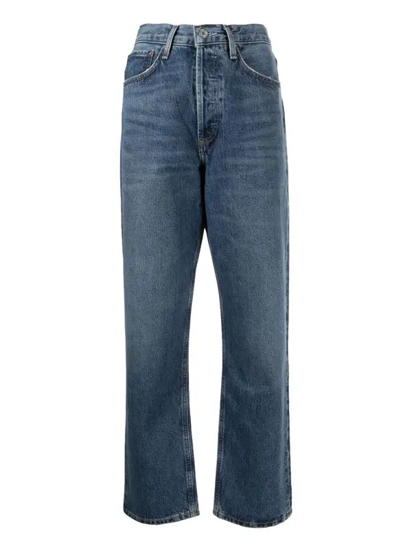 AGOLDE 90's Wide-leg Organic Cotton Jeans - Blue