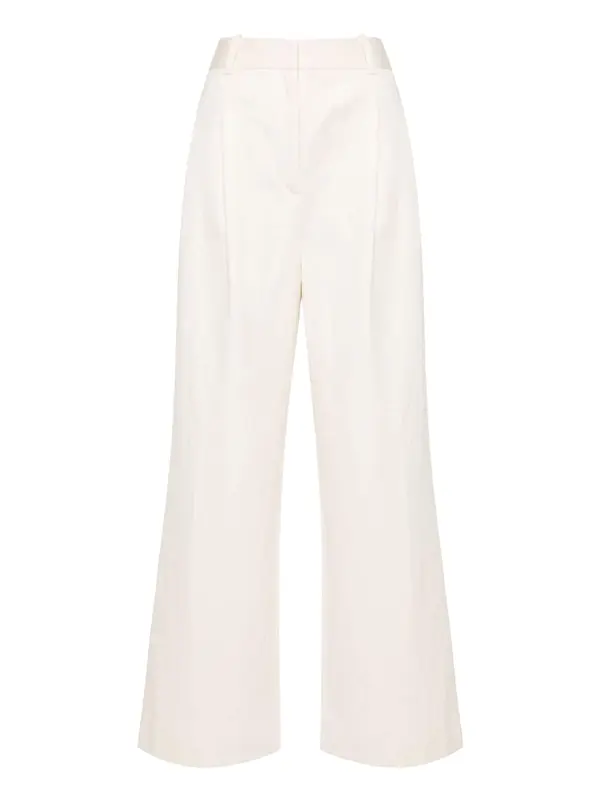 Loulou De Saison Loulou Studio Idai Straight-leg Trousers - Neutrals